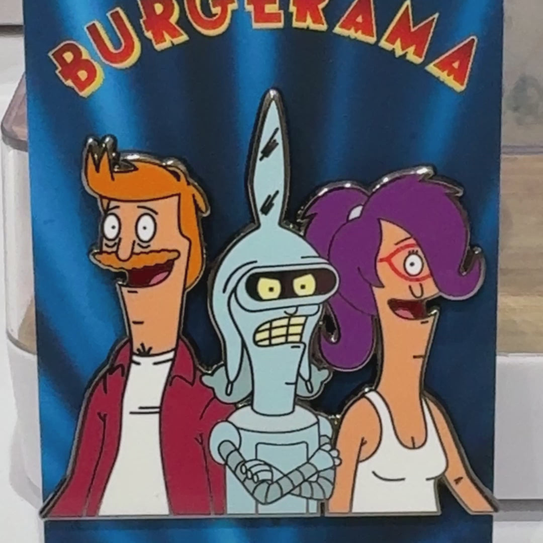 Burgerama Pin exclusive at Nice Rice Designs